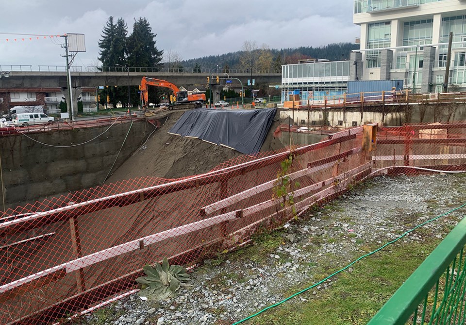 What caused concrete shoring wall to collapse at a Coquitlam ...